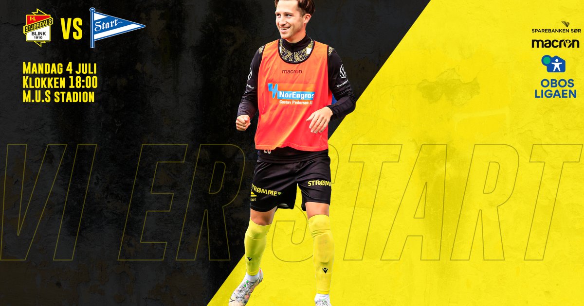 Før kampen: Stjørdals-Blink - Start / Start